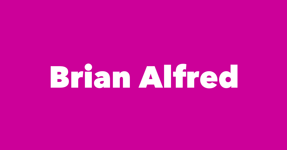 Brian Alfred - Spouse, Children, Birthday & More