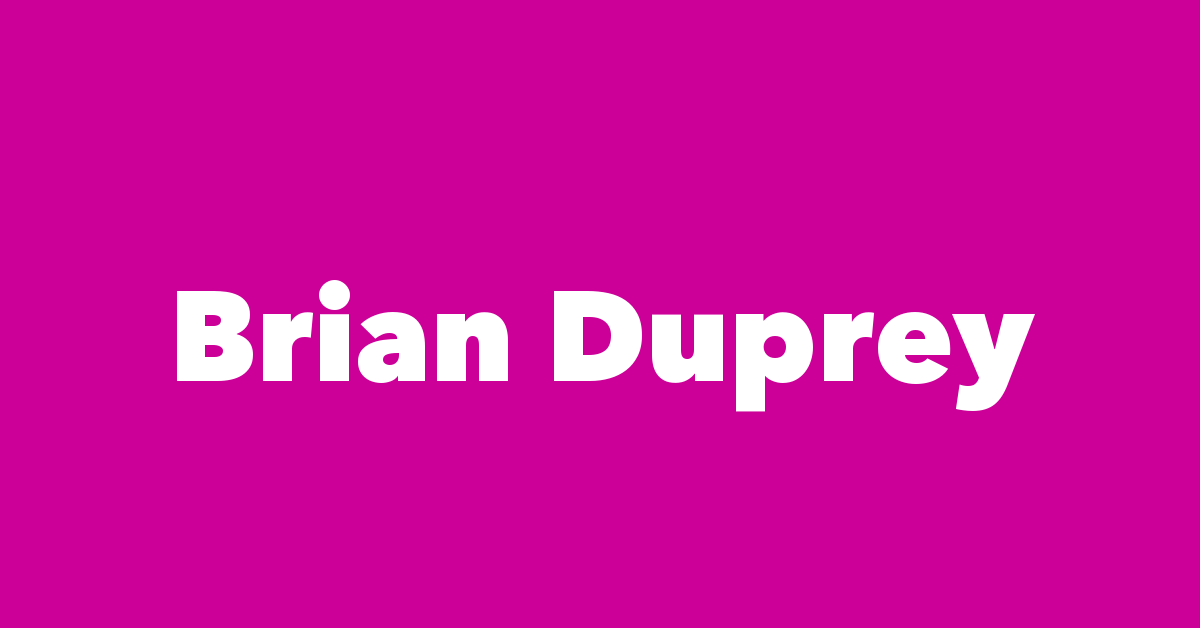 Brian Duprey - Spouse, Children, Birthday & More