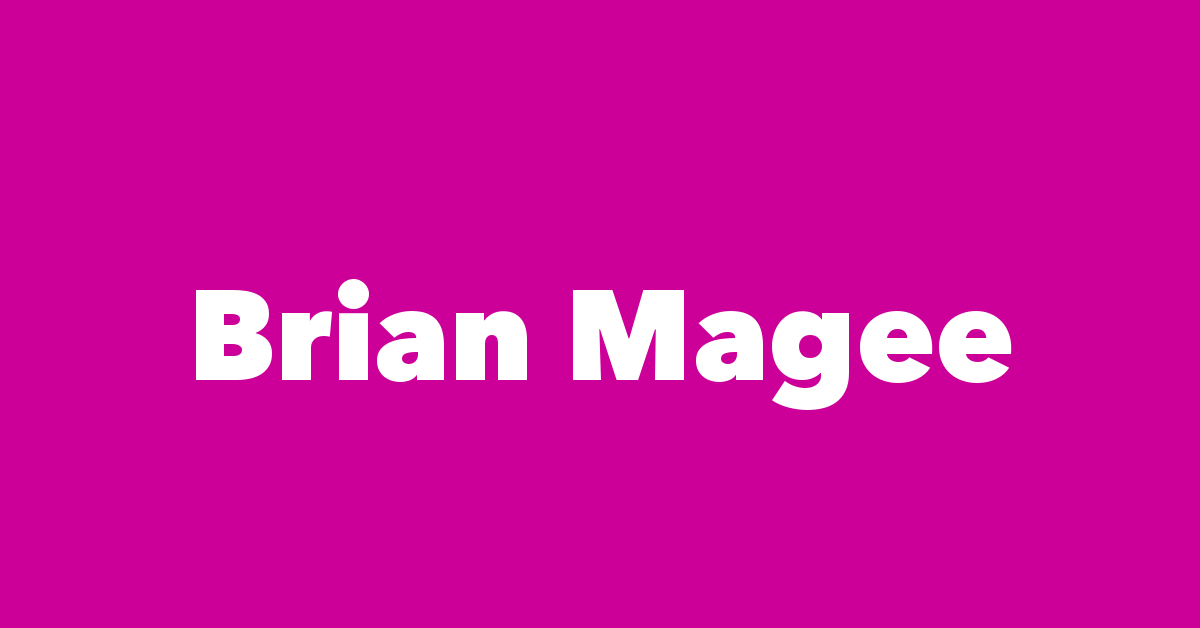 Brian Magee - Spouse, Children, Birthday & More