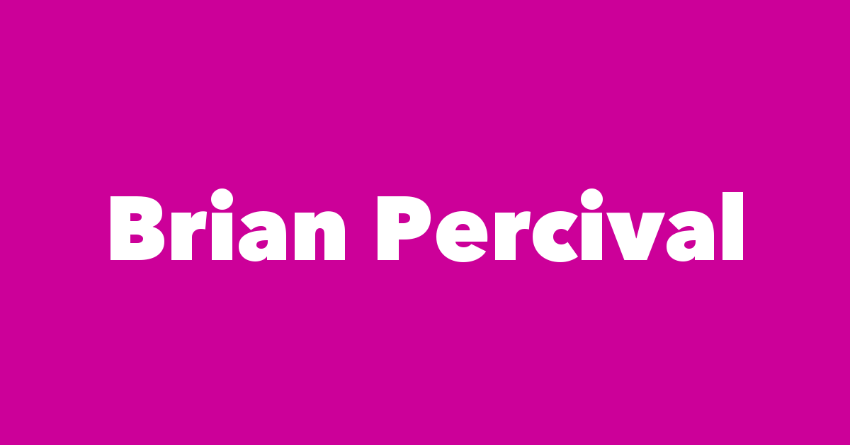 Brian Percival - Spouse, Children, Birthday & More