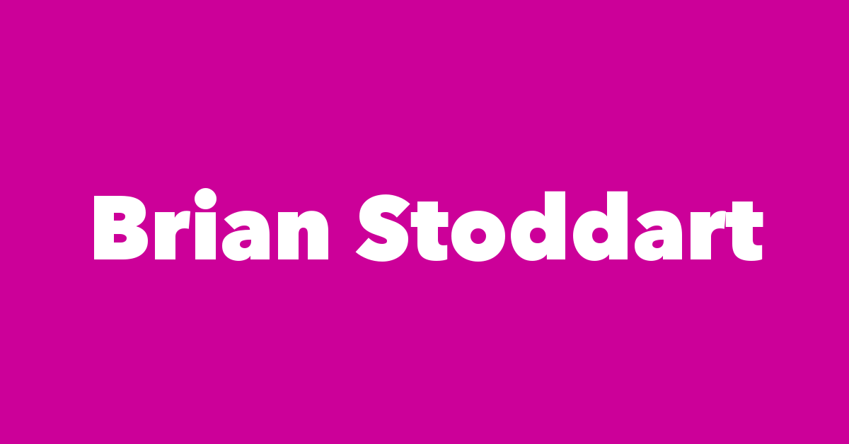 Brian Stoddart - Spouse, Children, Birthday & More