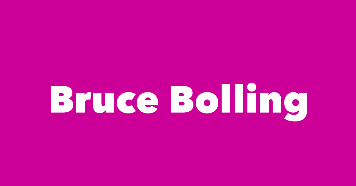 Bruce Bolling - Spouse, Children, Birthday & More