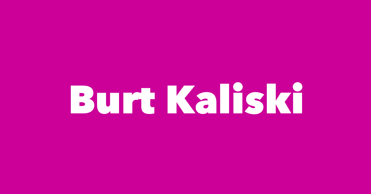 Burt Kaliski - Spouse, Children, Birthday & More