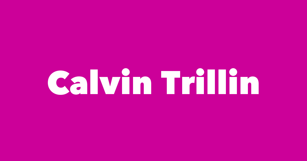 Calvin Trillin - Spouse, Children, Birthday & More