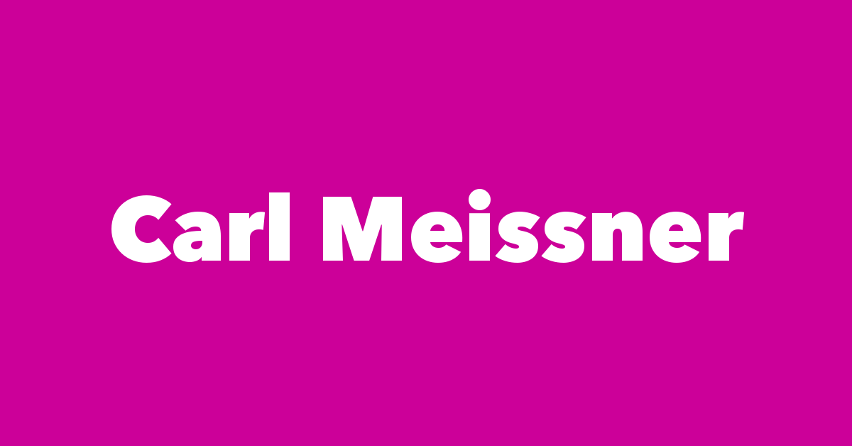 Carl Meissner - Spouse, Children, Birthday & More