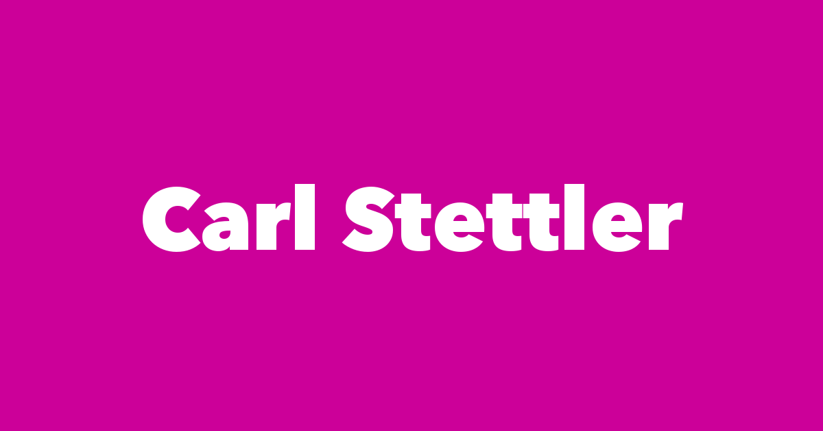 Carl Stettler - Spouse, Children, Birthday & More