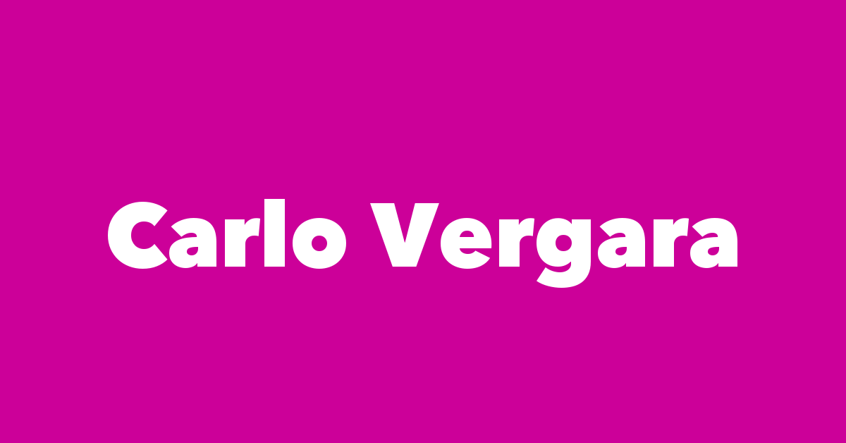 Carlo Vergara - Spouse, Children, Birthday & More