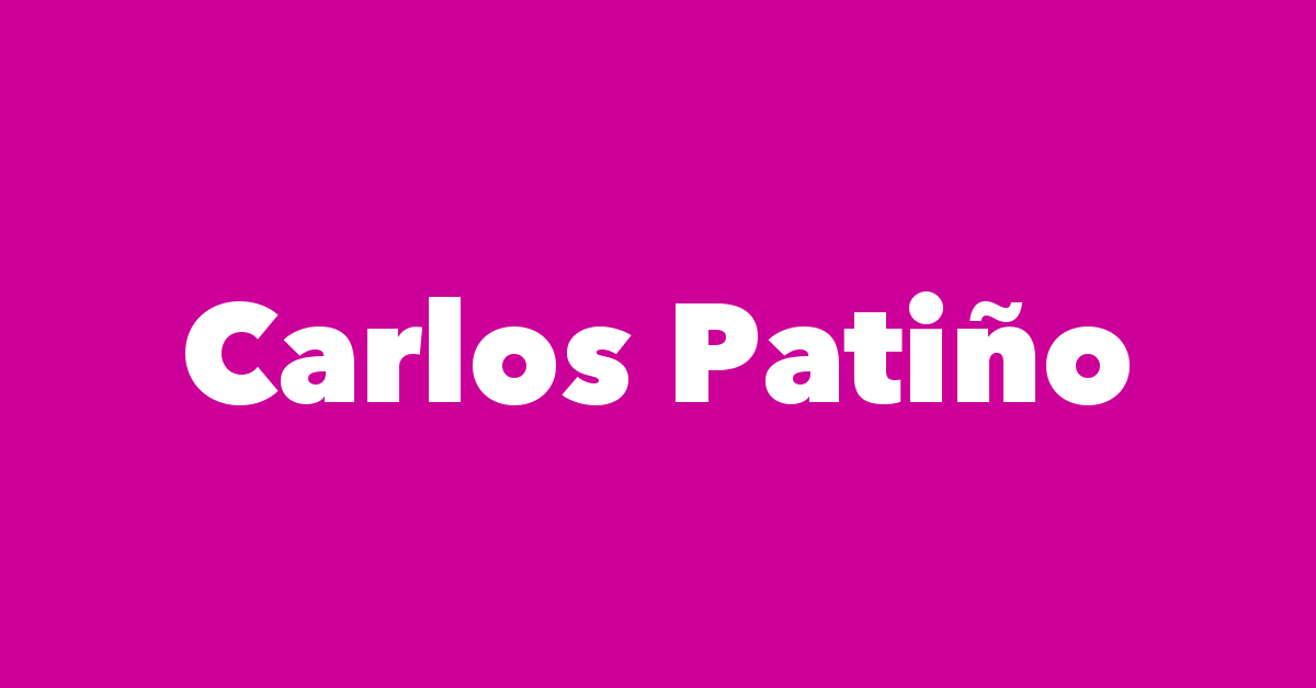 Carlos Patiño - Spouse, Children, Birthday & More