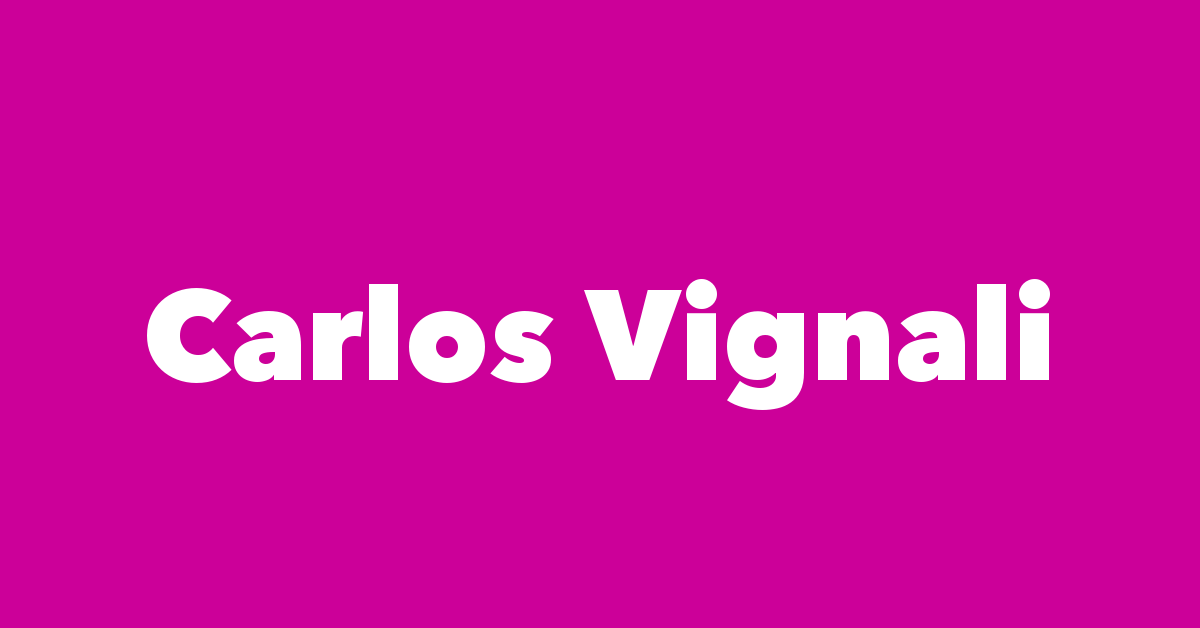 Carlos Vignali - Spouse, Children, Birthday & More