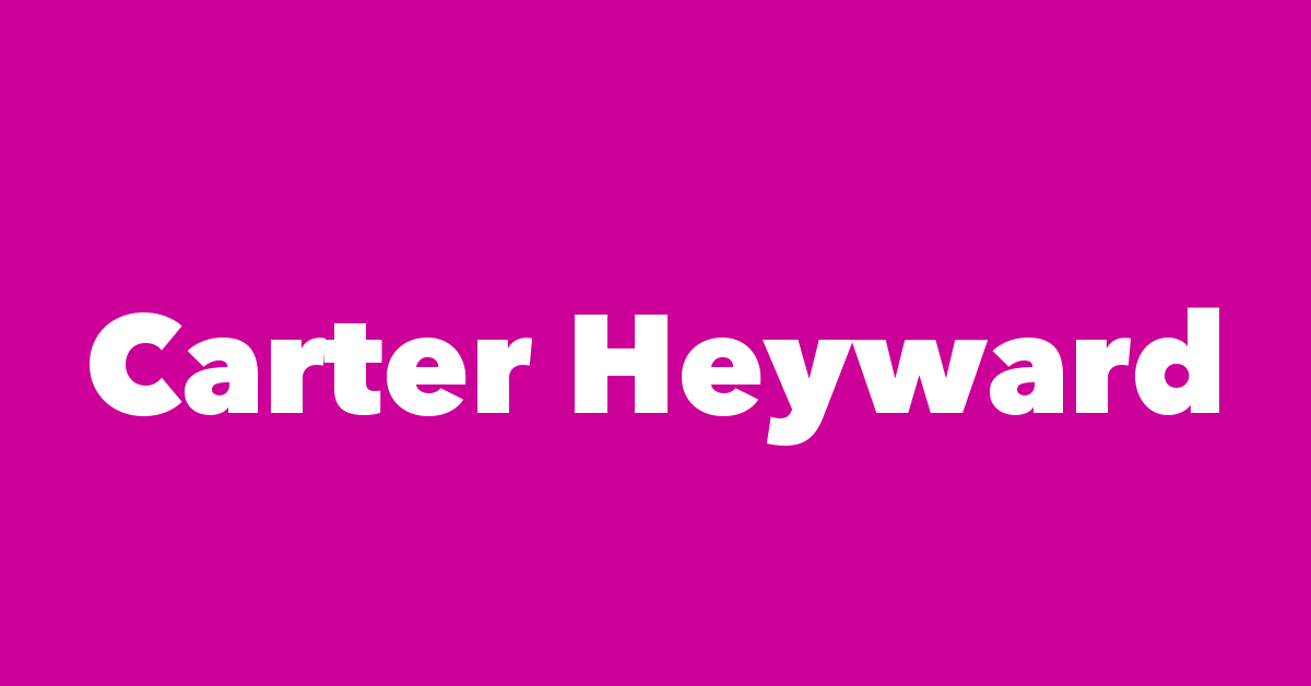 Carter Heyward - Spouse, Children, Birthday & More