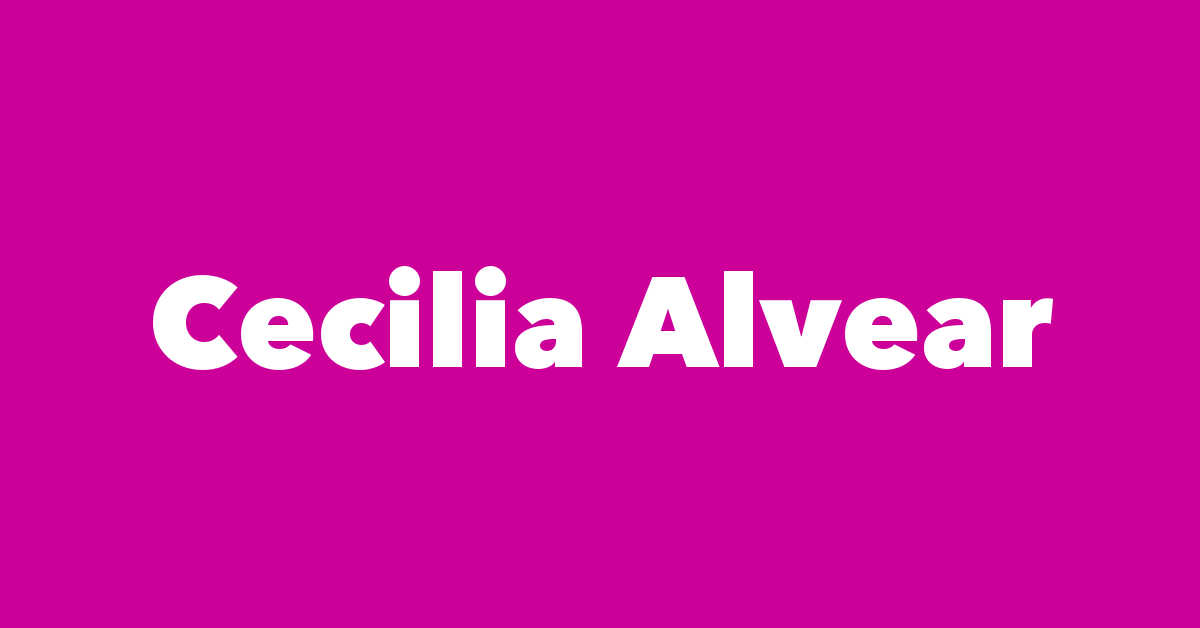 Cecilia Alvear - Spouse, Children, Birthday & More