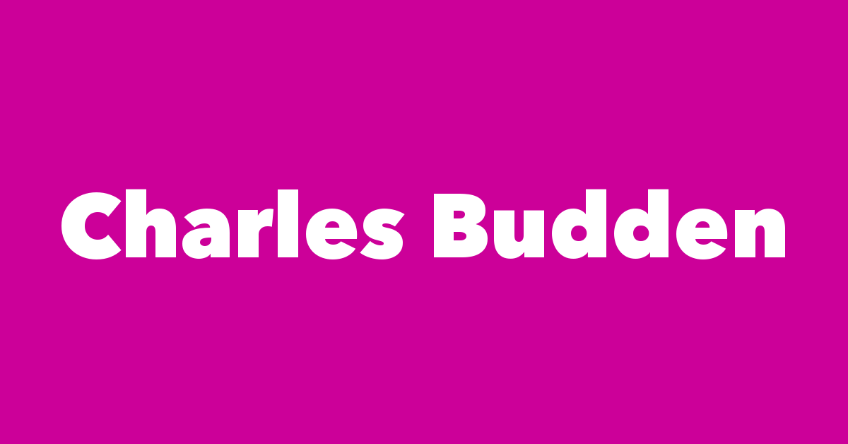 Charles Budden - Spouse, Children, Birthday & More