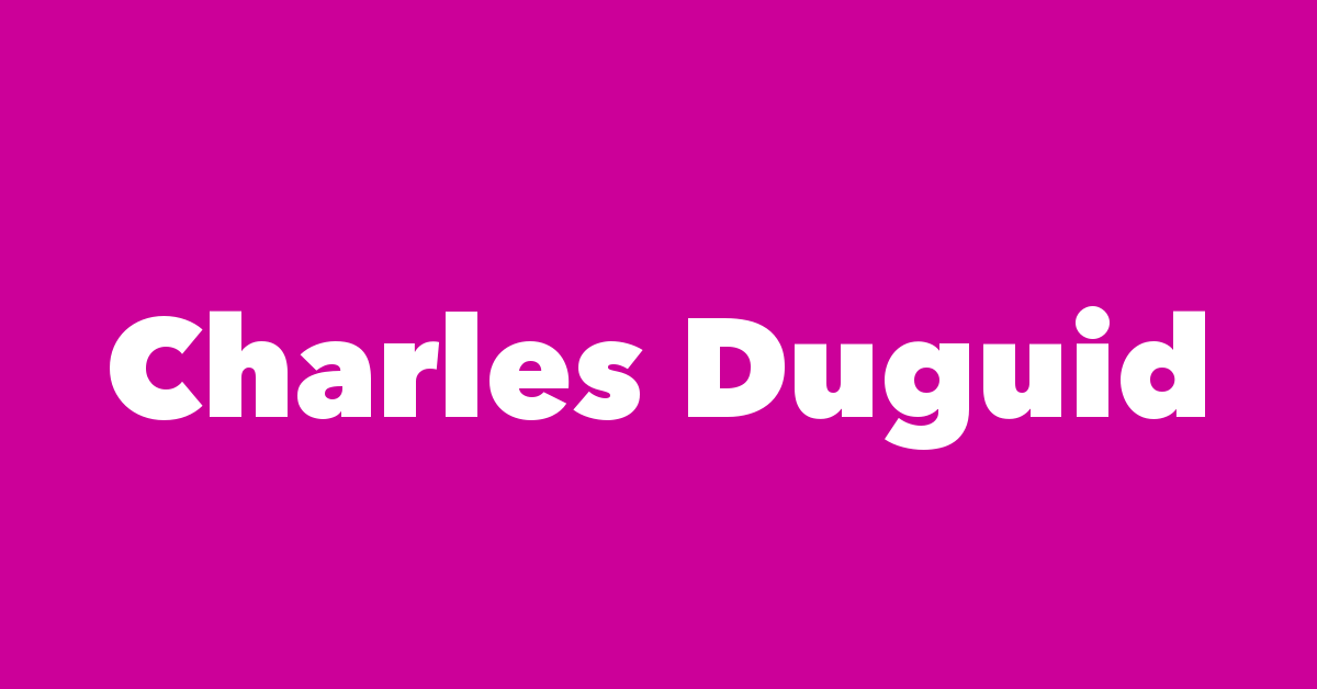 Charles Duguid - Spouse, Children, Birthday & More