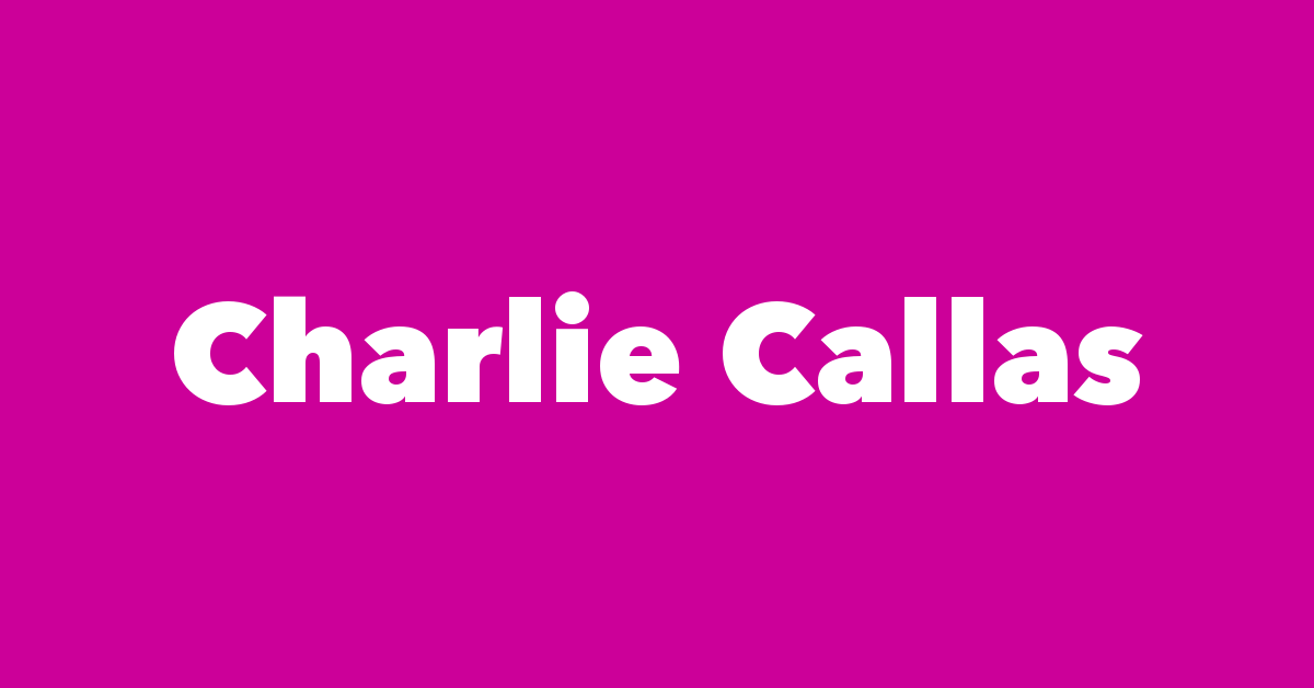 Charlie Callas - Spouse, Children, Birthday & More