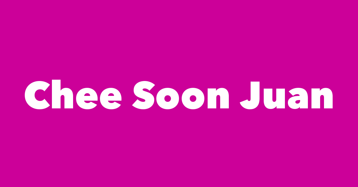 Chee Soon Juan - Spouse, Children, Birthday & More