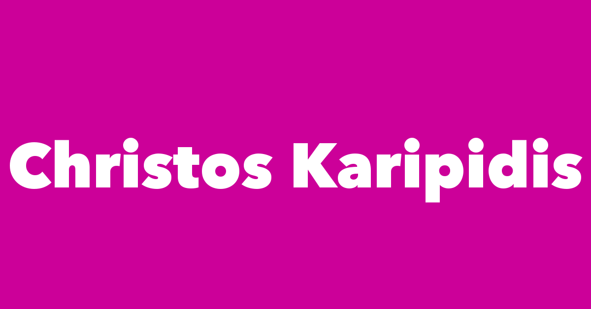 Christos Karipidis - Spouse, Children, Birthday & More