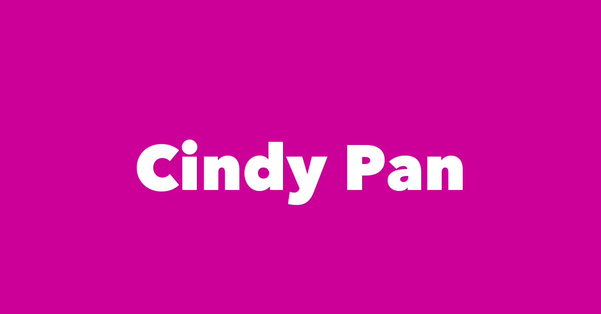 Cindy Pan - Spouse, Children, Birthday & More