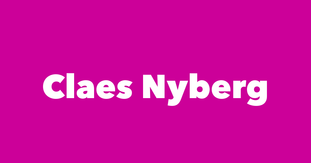 Claes Nyberg - Spouse, Children, Birthday & More