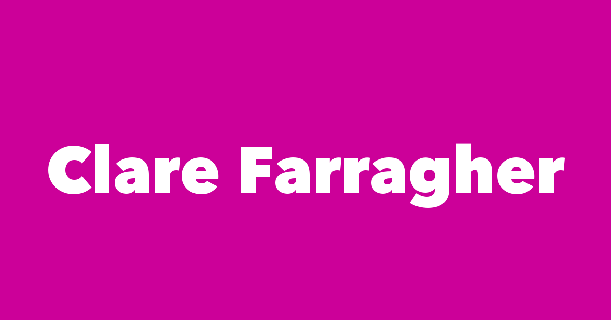 Clare Farragher - Spouse, Children, Birthday & More