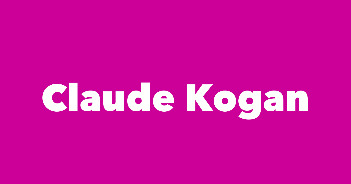 Claude Kogan - Spouse, Children, Birthday & More