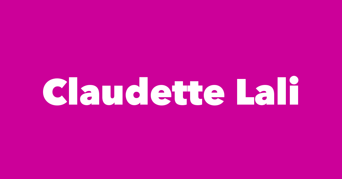 Claudette Lali - Spouse, Children, Birthday & More