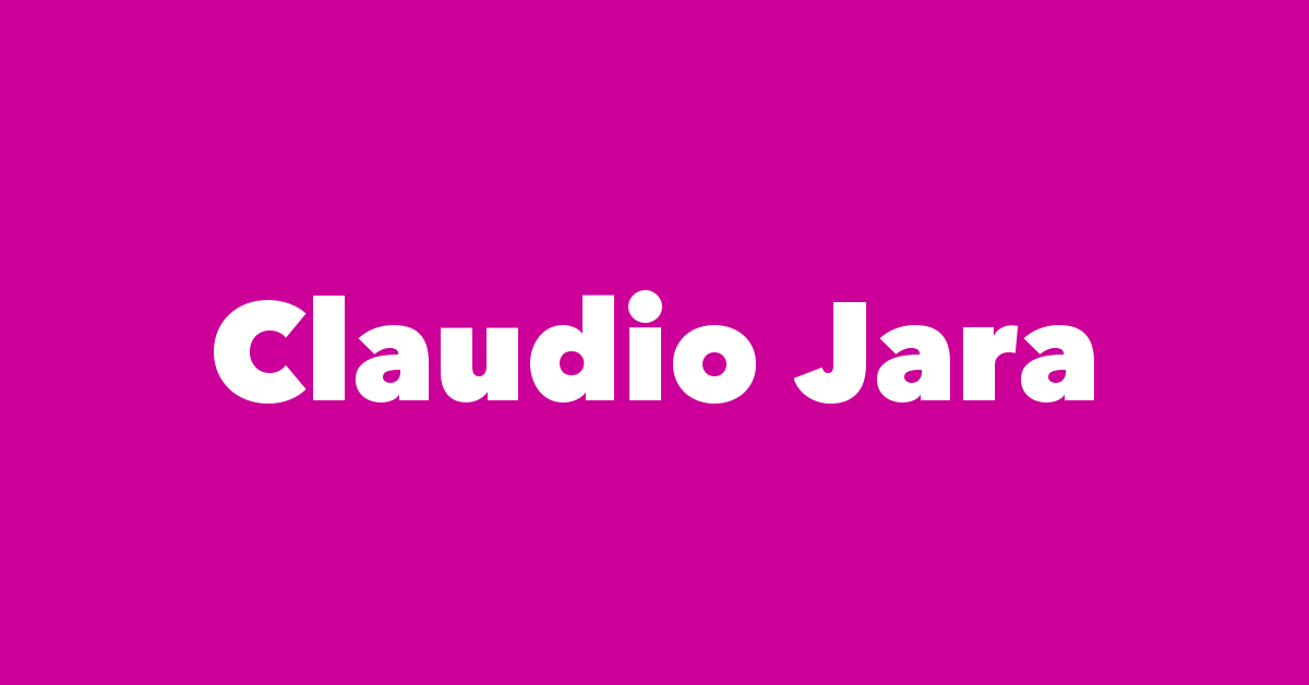 Claudio Jara - Spouse, Children, Birthday & More