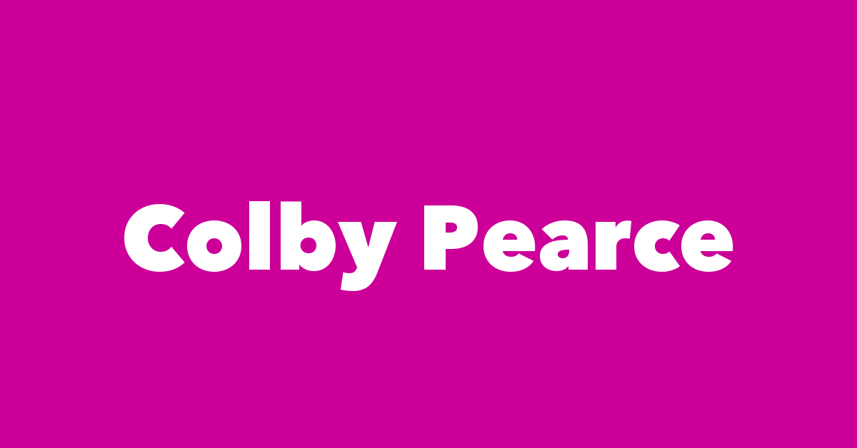Colby Pearce - Spouse, Children, Birthday & More