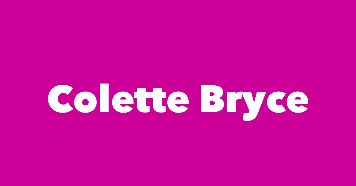 Colette Bryce - Spouse, Children, Birthday & More