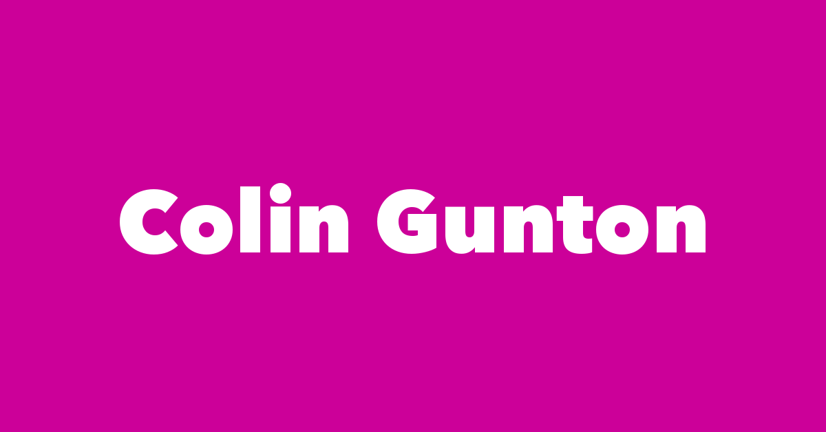Colin Gunton - Spouse, Children, Birthday & More