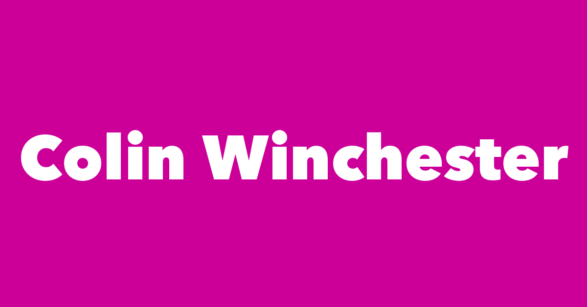 Colin Winchester - Spouse, Children, Birthday & More