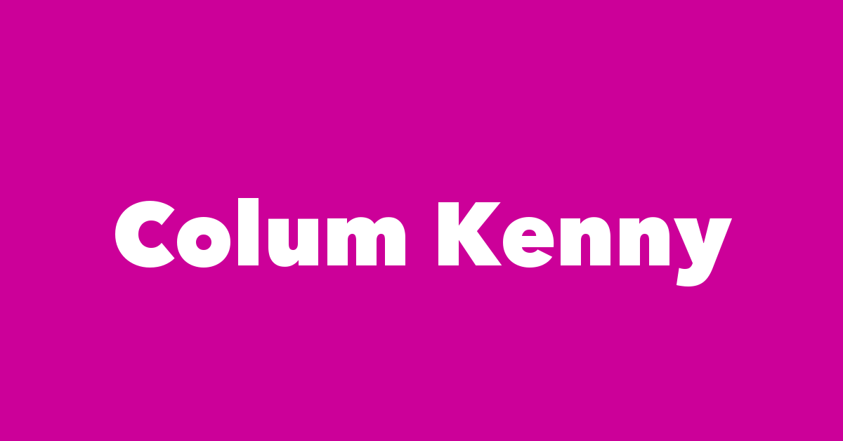 Colum Kenny - Spouse, Children, Birthday & More
