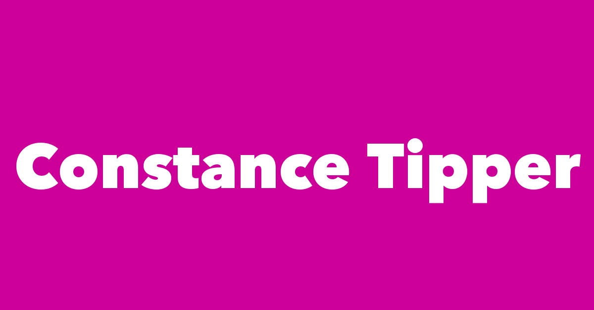 Constance Tipper - Spouse, Children, Birthday & More