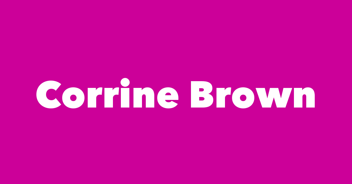 Corrine Brown - Spouse, Children, Birthday & More