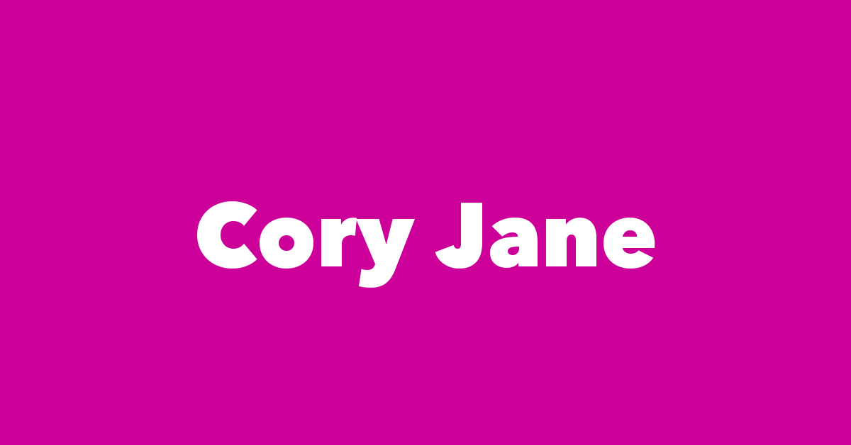 Cory Jane - Spouse, Children, Birthday & More
