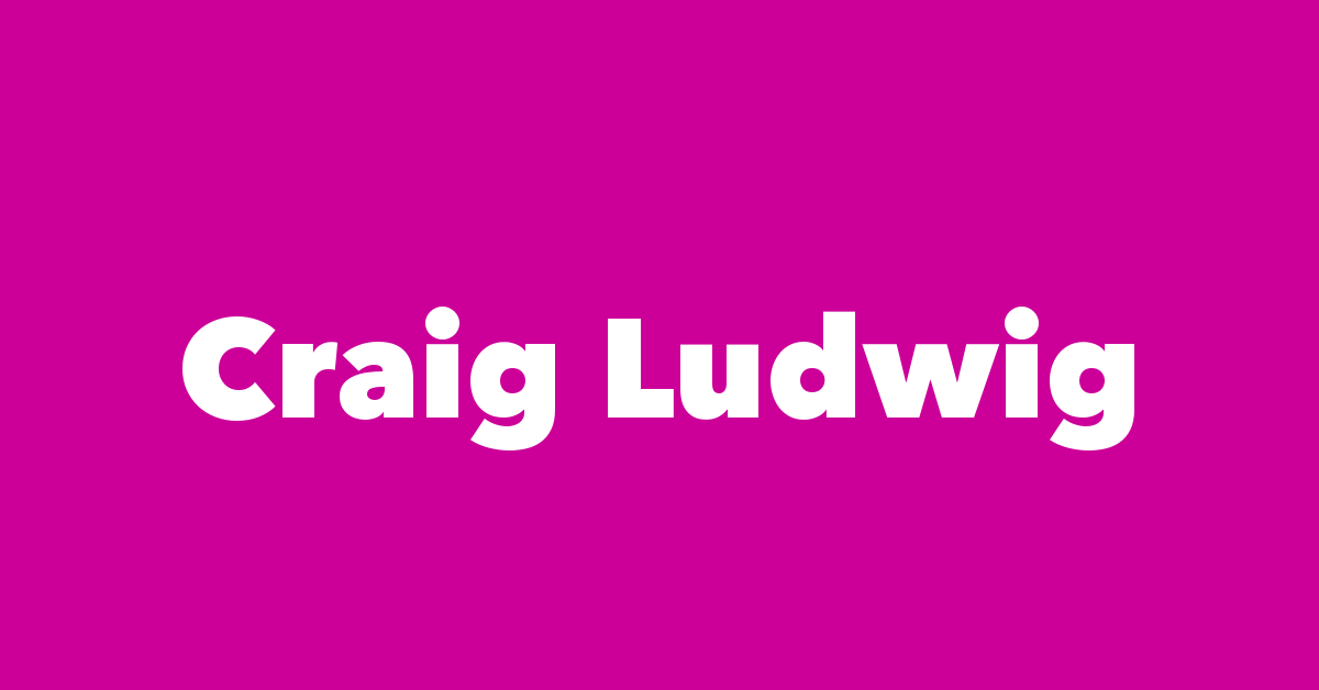 Craig Ludwig - Spouse, Children, Birthday & More