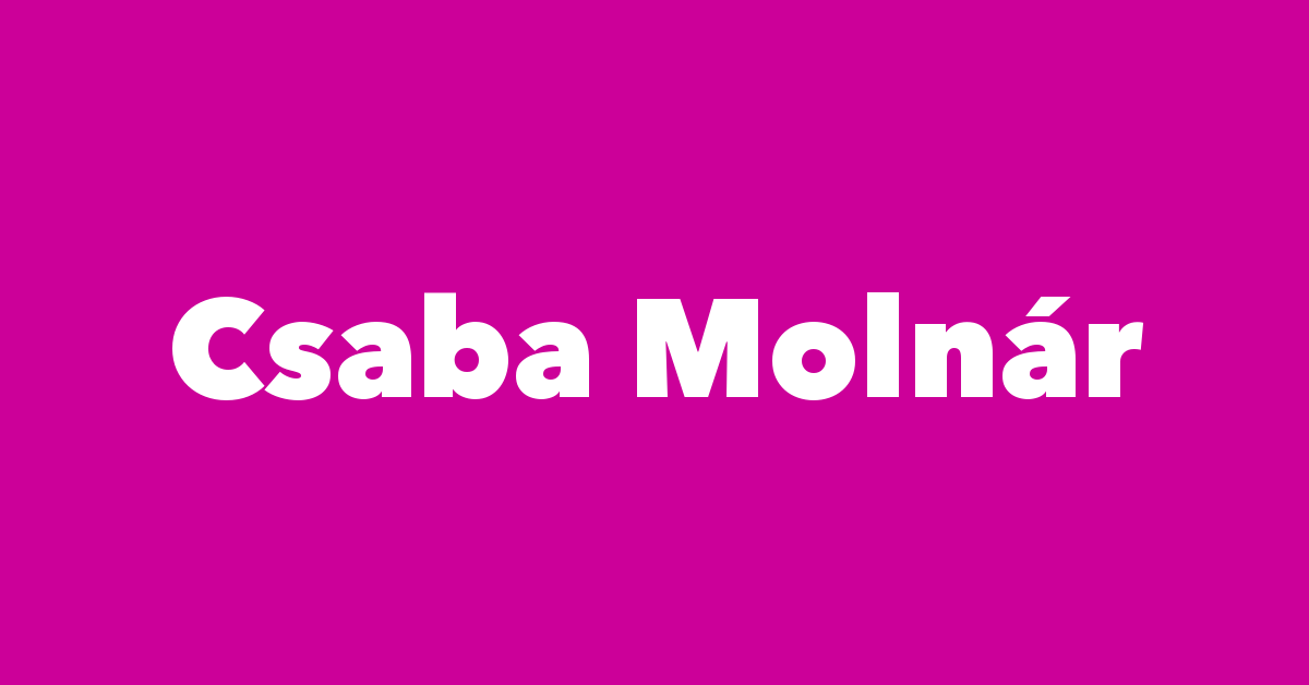 Csaba Molnár - Spouse, Children, Birthday & More