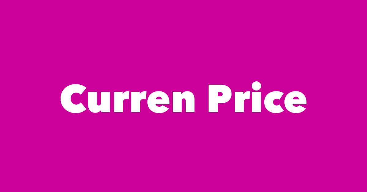 Curren Price - Spouse, Children, Birthday & More