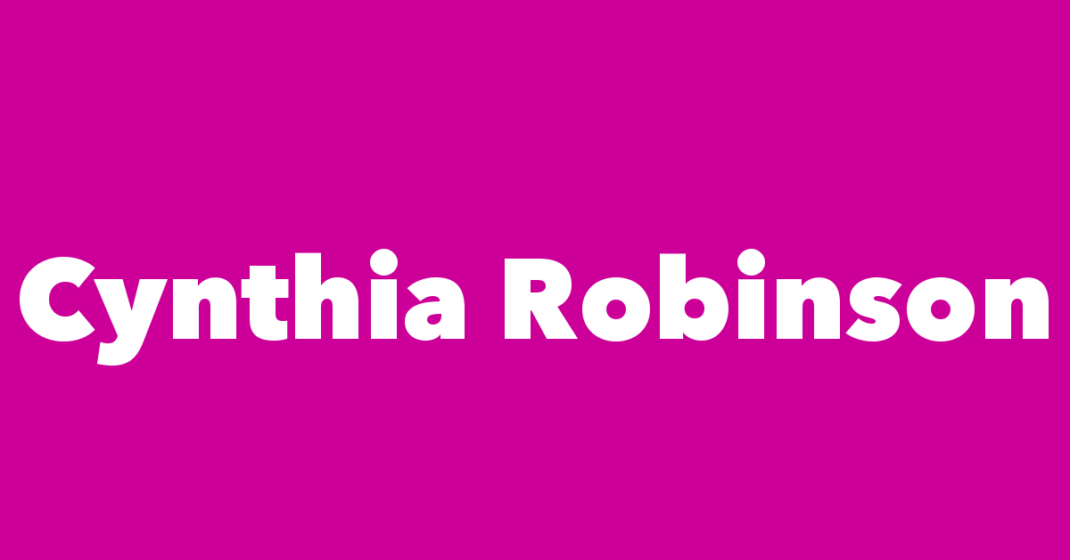 Cynthia Robinson - Spouse, Children, Birthday & More