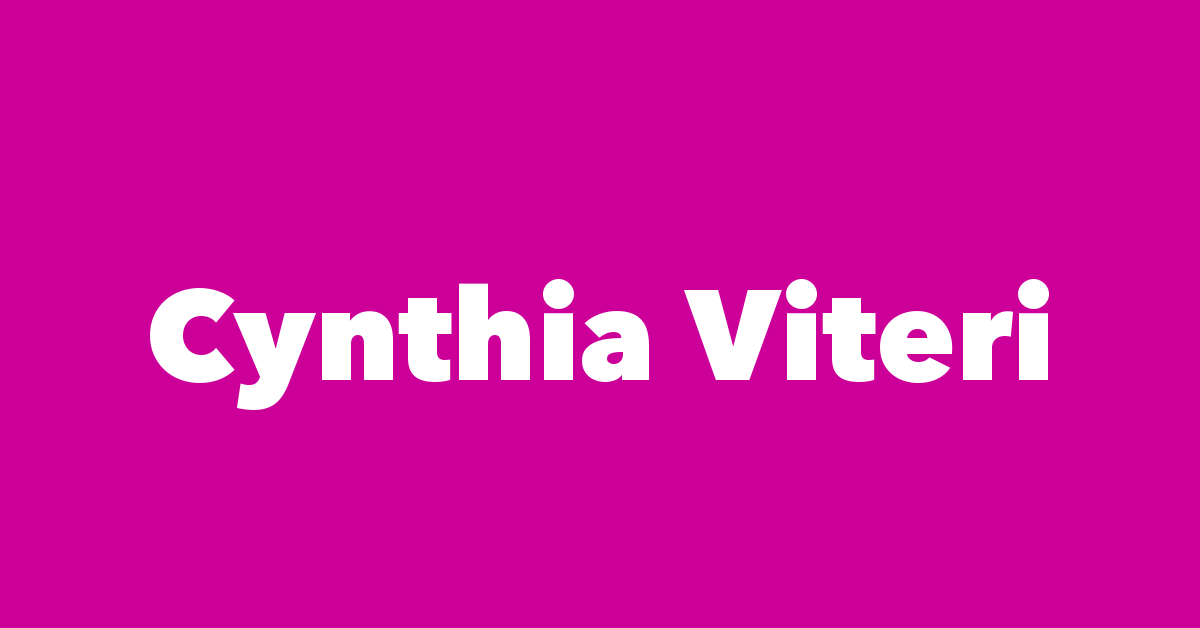 Cynthia Viteri - Spouse, Children, Birthday & More