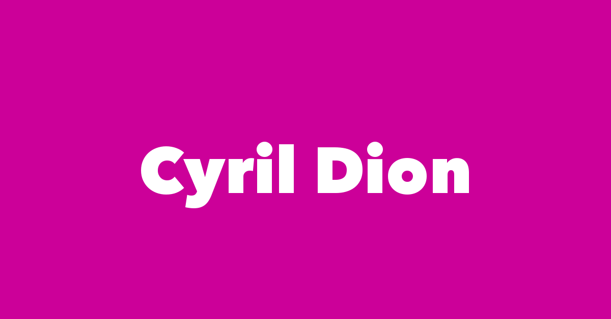 Cyril Dion - Spouse, Children, Birthday & More
