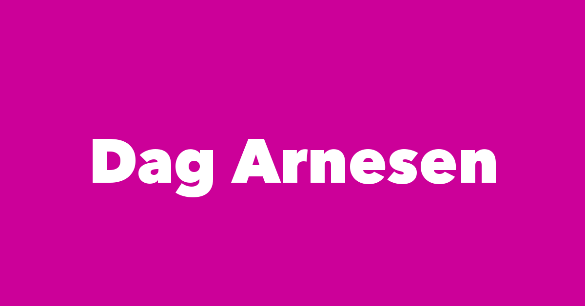 Dag Arnesen - Spouse, Children, Birthday & More