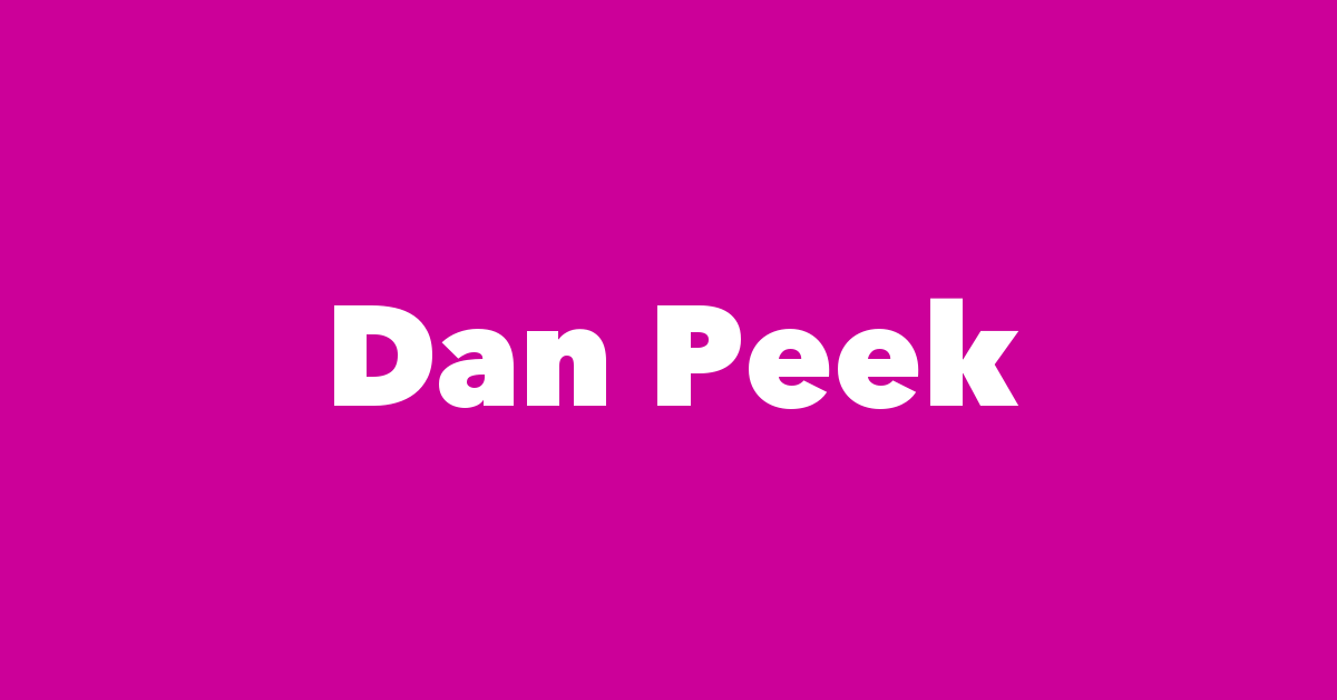 Dan Peek - Spouse, Children, Birthday & More