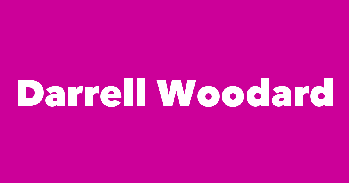Darrell Woodard - Spouse, Children, Birthday & More