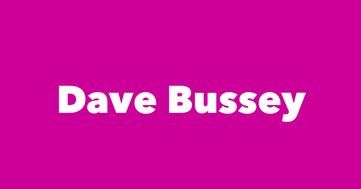 Dave Bussey - Spouse, Children, Birthday & More