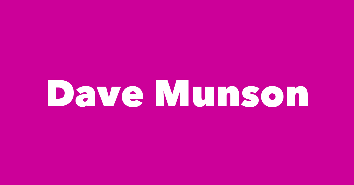 Dave Munson - Spouse, Children, Birthday & More