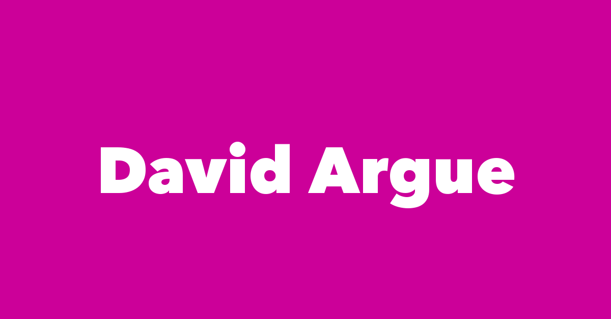 David Argue - Spouse, Children, Birthday & More