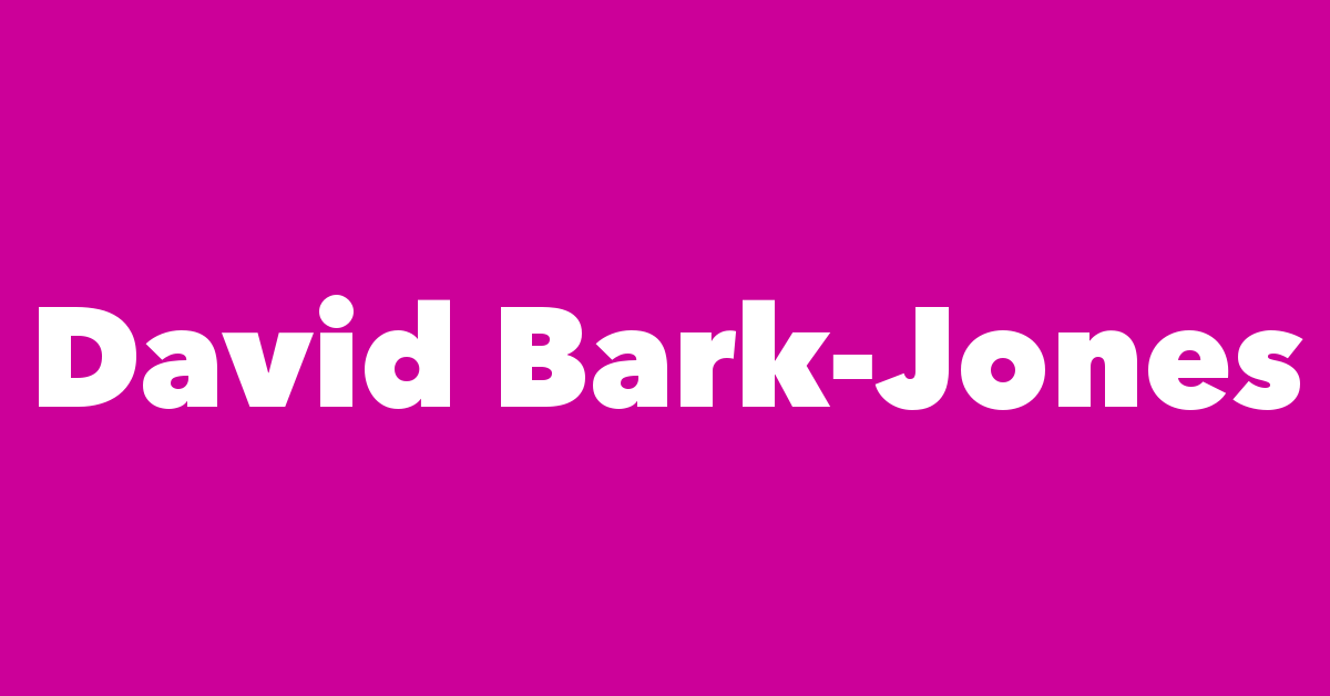 David Bark-Jones - Spouse, Children, Birthday & More
