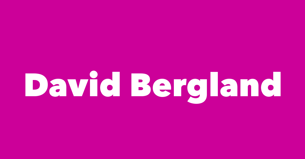 David Bergland - Spouse, Children, Birthday & More