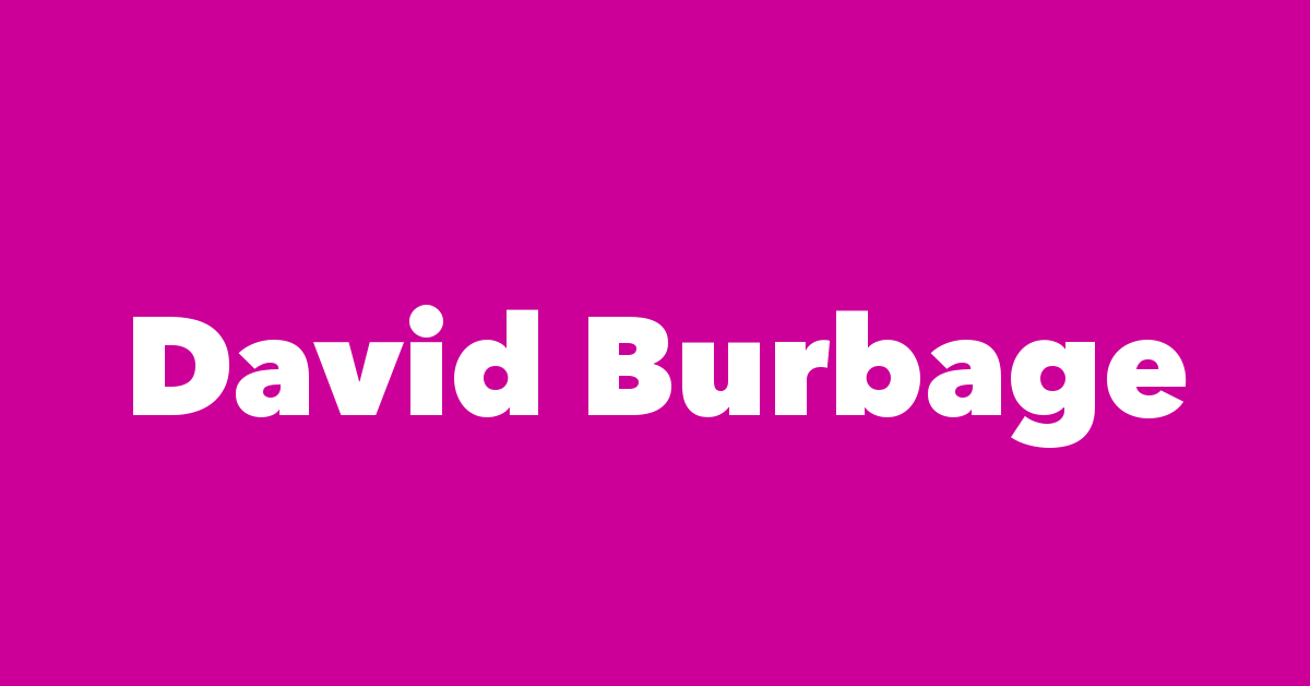 David Burbage - Spouse, Children, Birthday & More