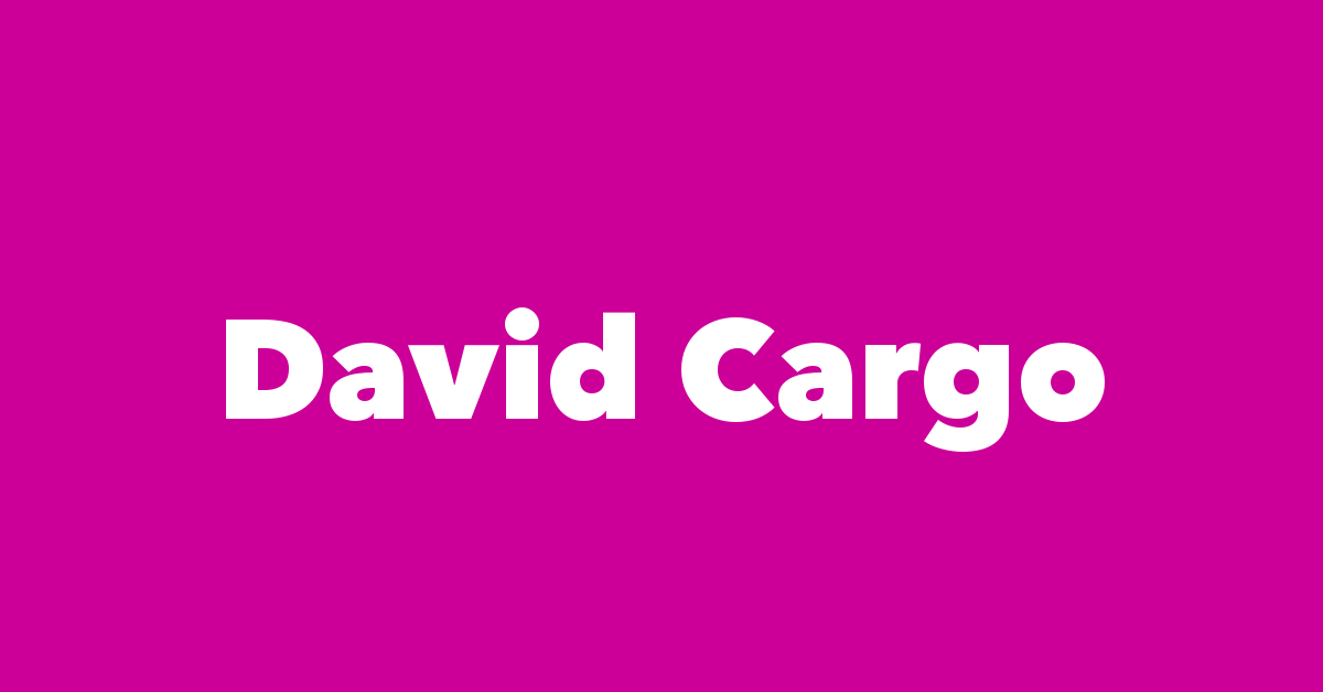 David Cargo - Spouse, Children, Birthday & More